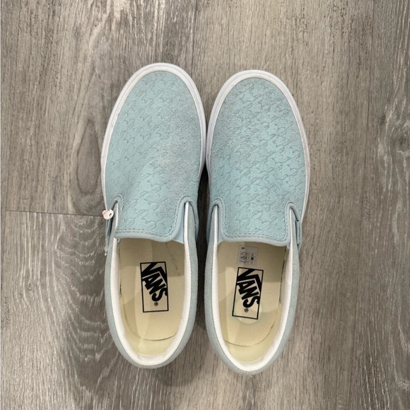 Vans | Shoes | Vans Sky Blue Star Slipons | Poshmark